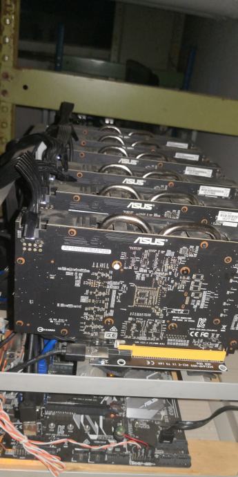 MINING RIG 6x ASUS P106-100 6GB (136mh/s - 560W)