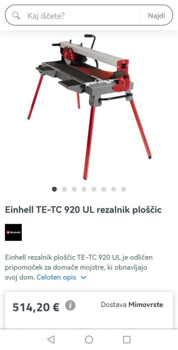 Električni rezalnik keramičnih ploščic