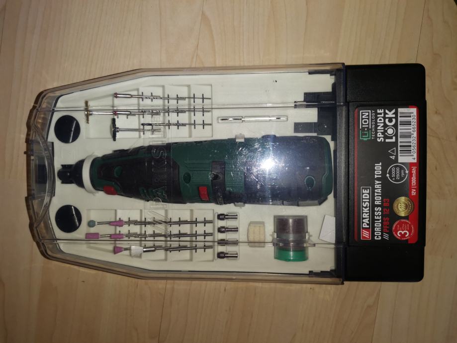 Parkside cordless rotary tool.