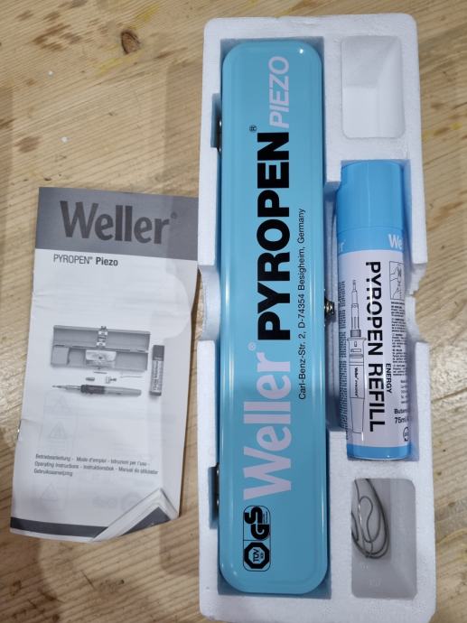Plinski spajkalnik Weller PYROPEN PIEZO