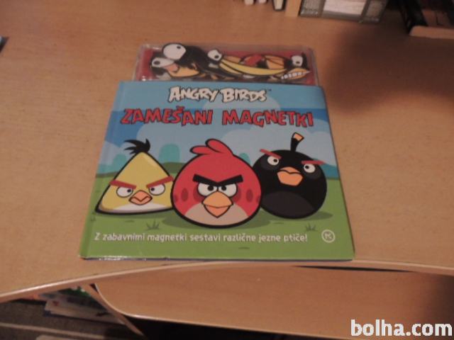 ANGRY BIRDS ZAMEŠANI MAGNETKI B. ZYCH MLADINSKA KNJIGA 2014