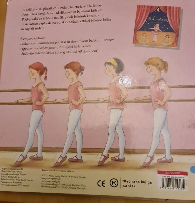 knjiga Mala baletka z baletnim krilcem