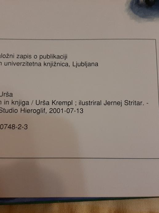 KNJIGA RACMAN IN KNJIGA