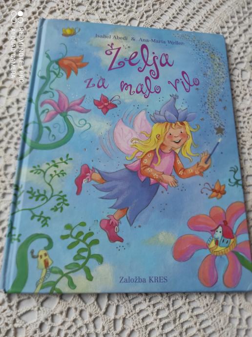 Knjiga ŽELJA ZA MALO VILO in knjiga PREDSTAVLJAJ SI, DA SI BALERINA!