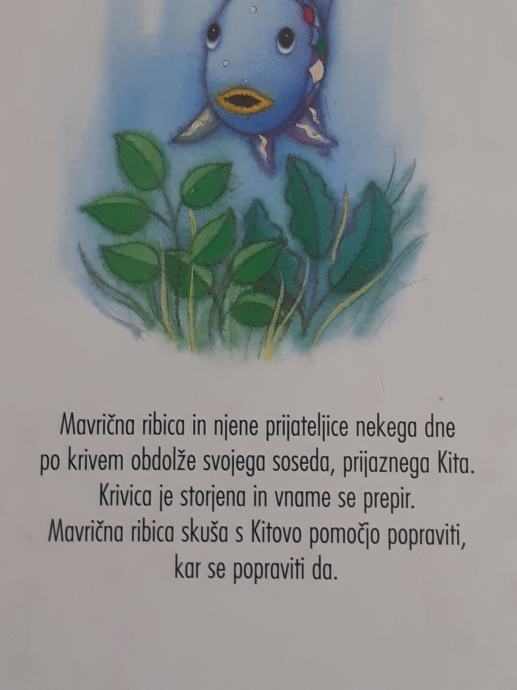 Mavrična ribica zgladi prepir