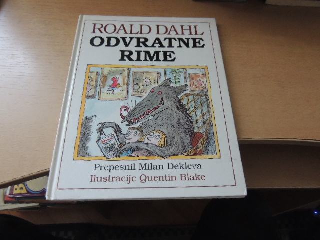 ODVRATNE RIME R. DAHL ZALOŽBA MLADINSKA KNJIGA 1995