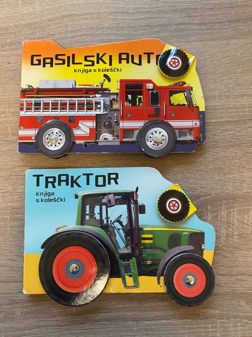 Otroška knjigica Traktor in Gasilec