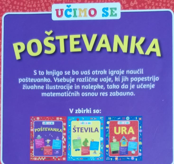 Poštevanka, Učila / Zabavno učenje matematike
