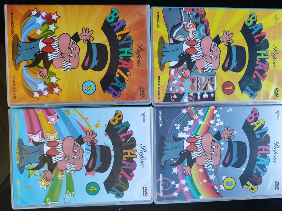 Profesor Baltazar DVD risanka 1-4 del NOVO