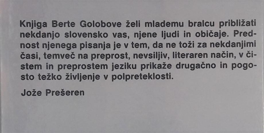 SKRINJA IZ BABIČINE BALE Berta Golob Ilustr. Jelka Reichman
