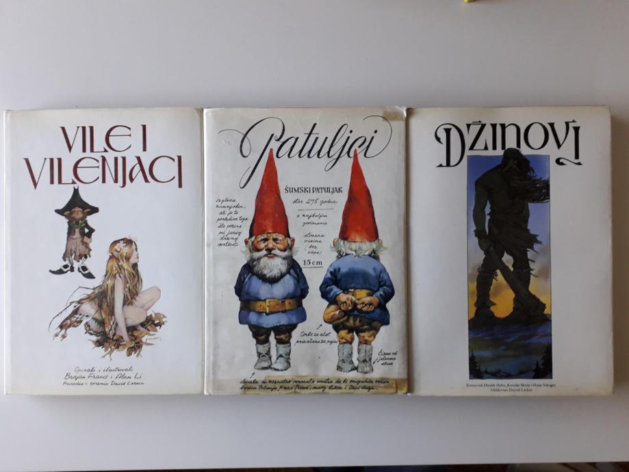 VILE I VILENJACI, PATULJACI, DŽINOVI, OTROŠKE KNJIGE, 3 V KOMPLETU
