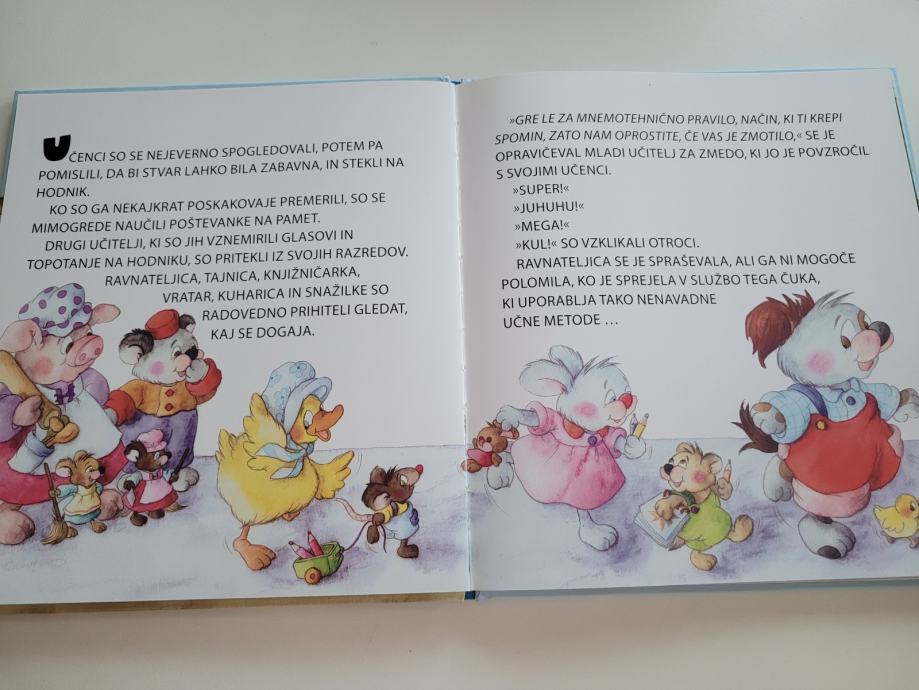 Zbirka 4 knjigic - velike tiskane črke