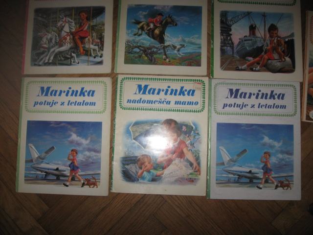 zbirka knjig Marinka, G.Delahaye, od letnika 1972 -1990