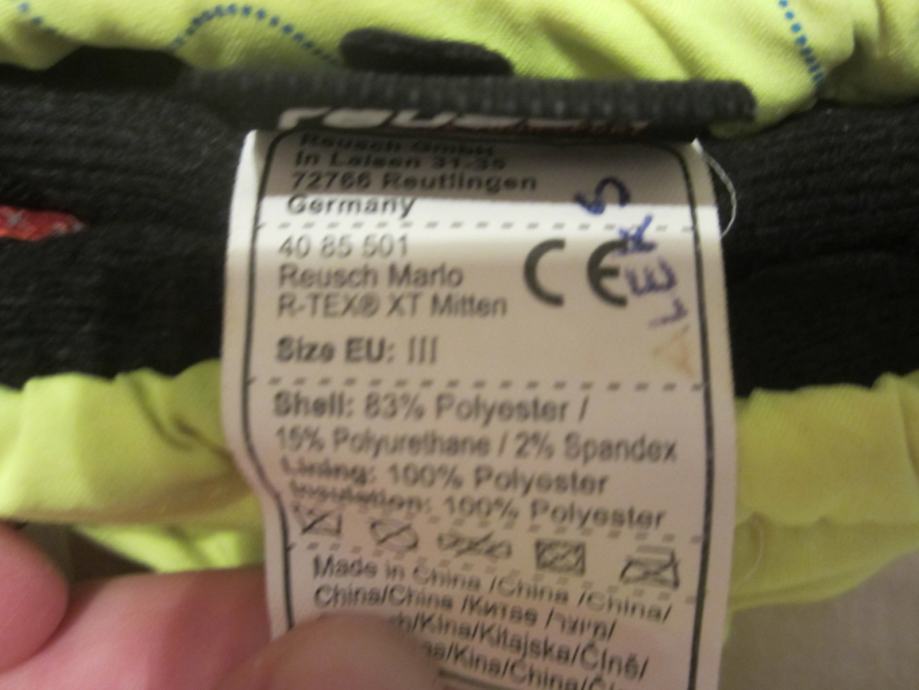 OTROŠKE ROKAVICE REUSCH, VEL. 3