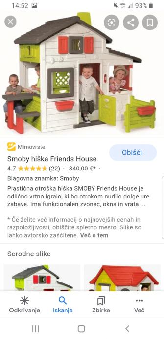 Otroška hiška smoby friends