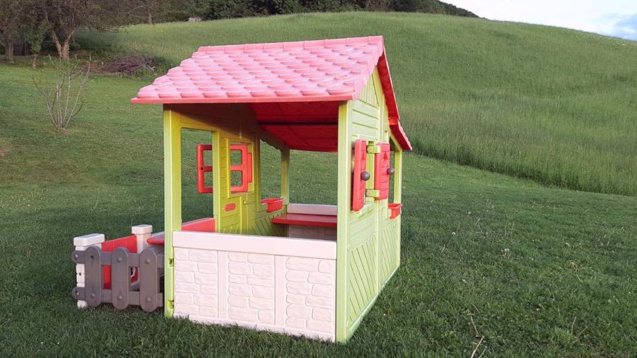 Prodaja se hiša : SMOBY otroška hiška Maison Floralie : 184 cm visoka*