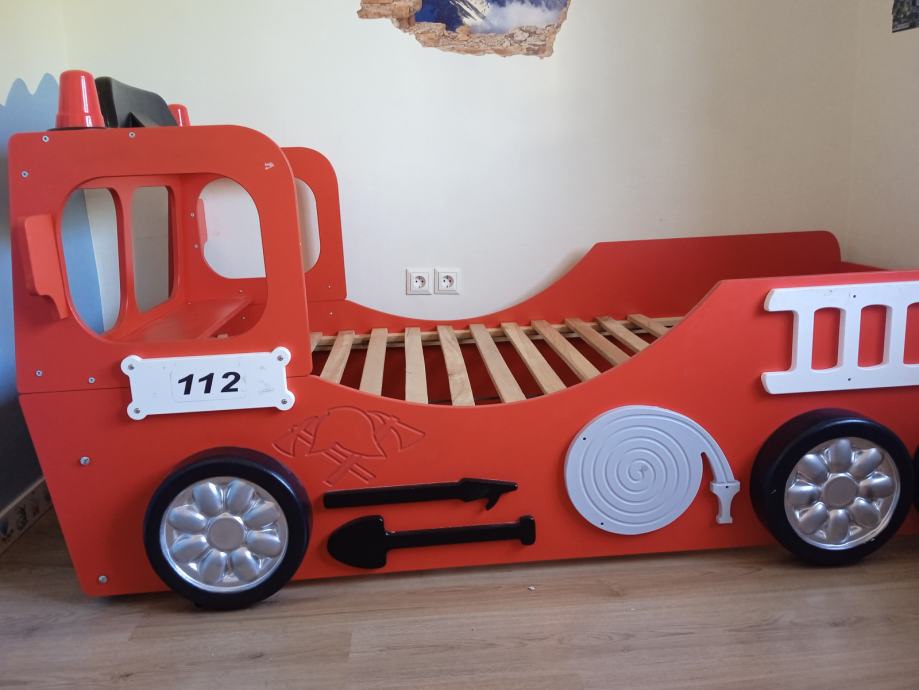 Otroška postelja - Gasilec