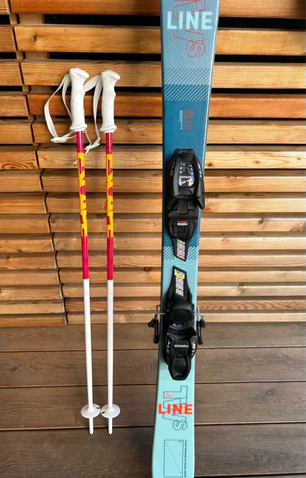 Otroške freestyle smuči Line Wallisch Shorty 119cm