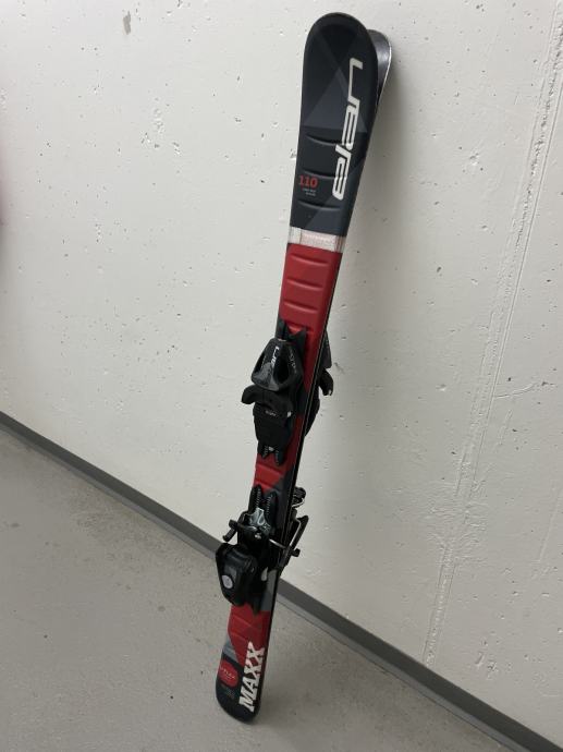 Otroške smuči ELAN Maxx u-Flex 110cm + vezi EL 4,5