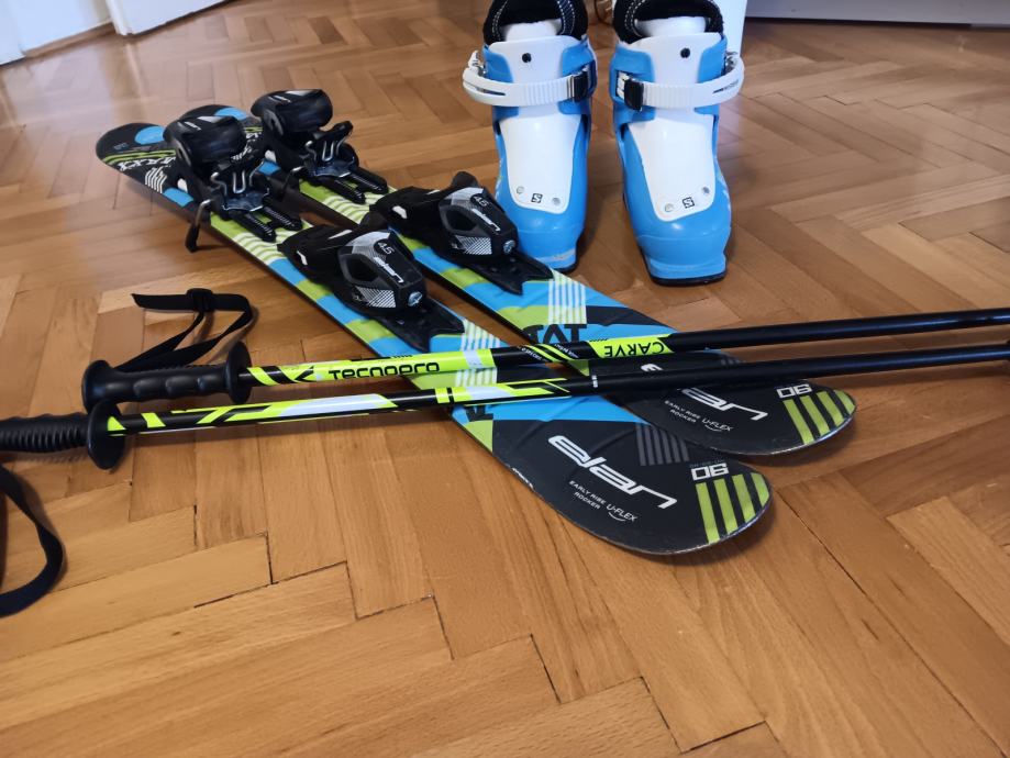 Smuči Elan Maxx QS EL 4.5 90 cm- v kompletu s pancerju in palicami