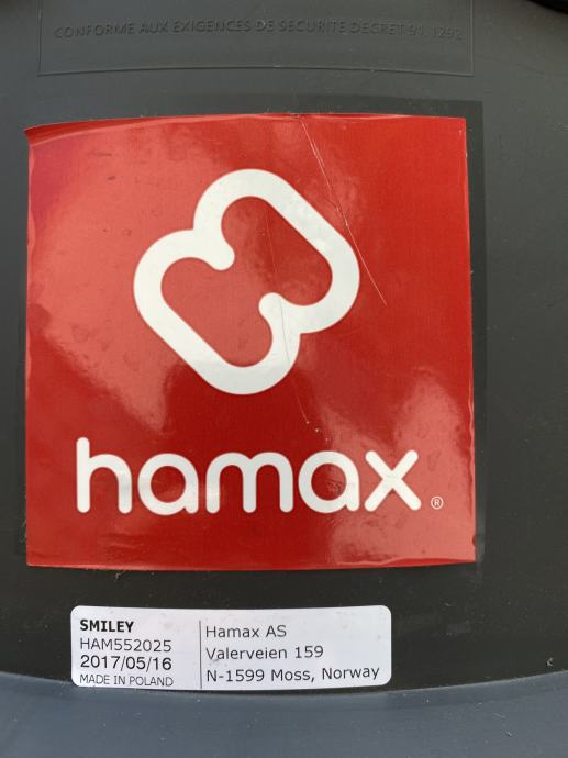 Hamax smiley plus nosilec