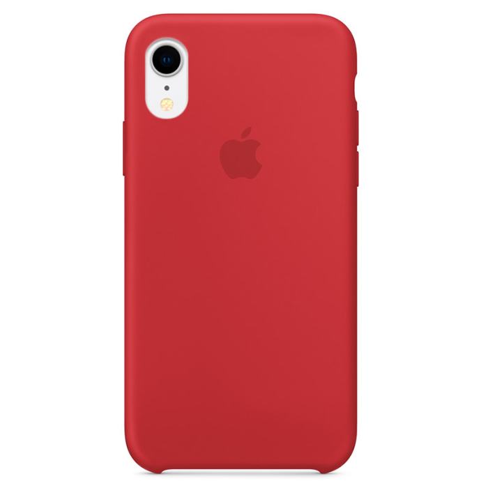 Apple Silicone Case Red za iPhone XR