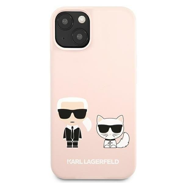 Ovitek Karl Silicone case K&C iPhone 13 Mini Light Pink