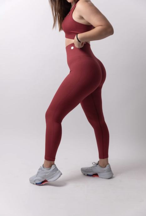 SWY ribbed wine red pajkice