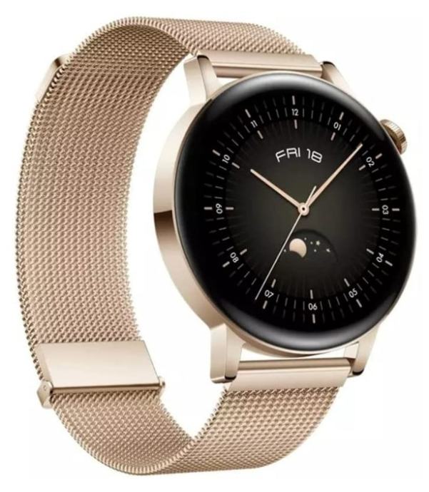Huawei Watch GT3 42 elegant pametna ura, zlata nova orig. zapakirana