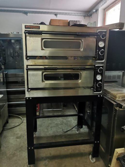 DVOJNA - DVOETAŽNA PIZZA PEČ Z MOBILNIM STOJALOM - LETO NAKUPA 2019