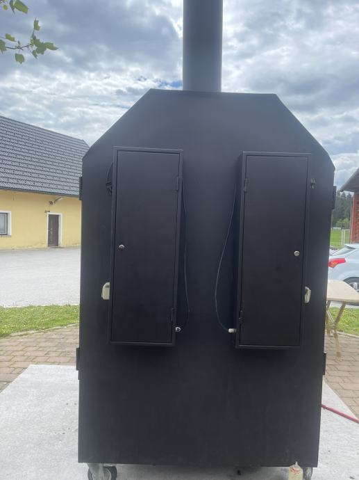 Peč na drva ali lesno oglje, raženj, žar