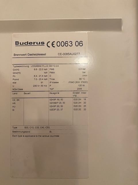 BUDERUS LOGAMAX - PLUS GB112-24 KONDENZACIJSKI PLINSKI KOTEL