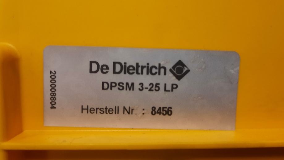 PLINSKA PEČ DE DIETRICH DPSM 3-25 LP