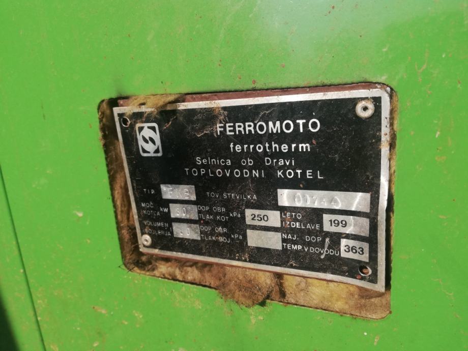 PEČ NA DRVA FERROMOTO FERROTHERM 30kW