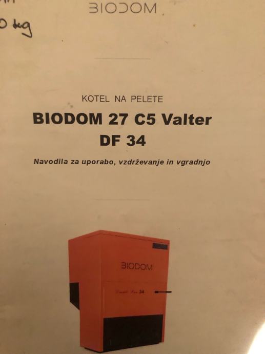 PEČ NA PELETE - Kotel Biodom 27 C5
