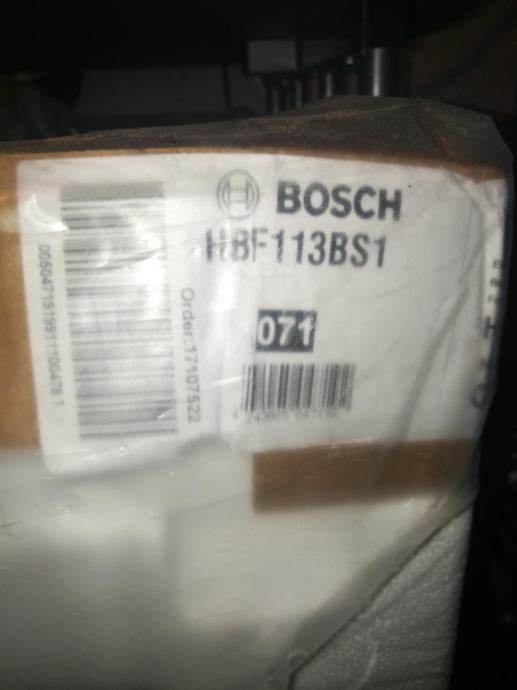 vgradna pečica bosch HBF113BS1