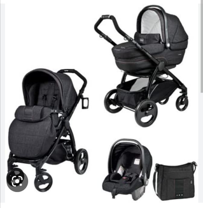Otroški voziček Peg Perego book plus (4v 1) Denim Black