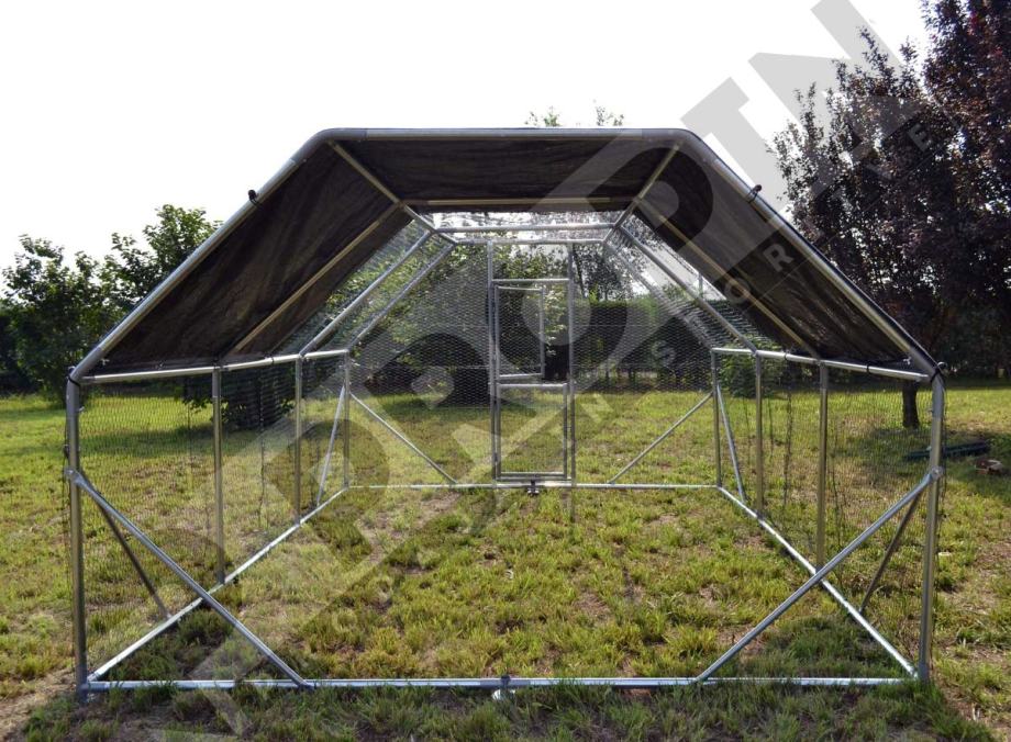 Kokošnjak, kurnik, ograda za kokoši 4x3x2m št. 2