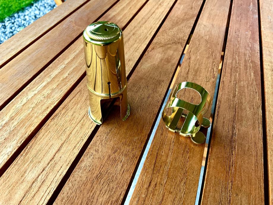 Objemka in pokrovček za ustnik (alt sax)