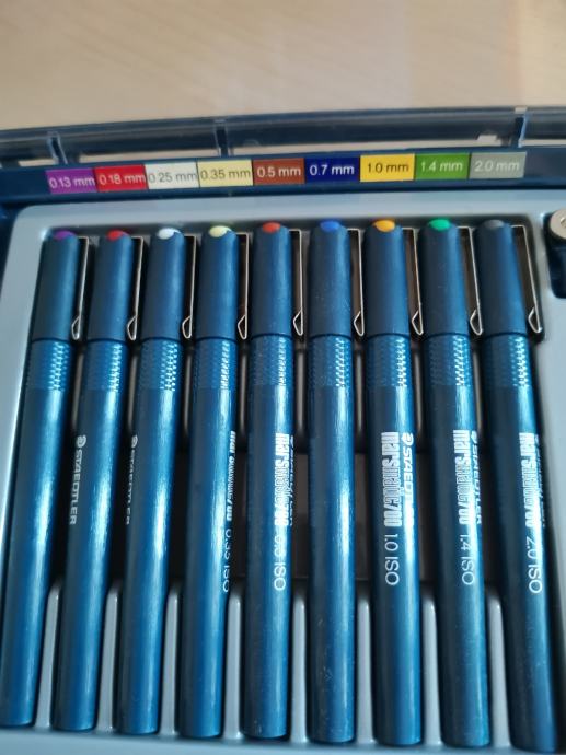 Pisala za tehnično pisanje in risanje - Rapidograf