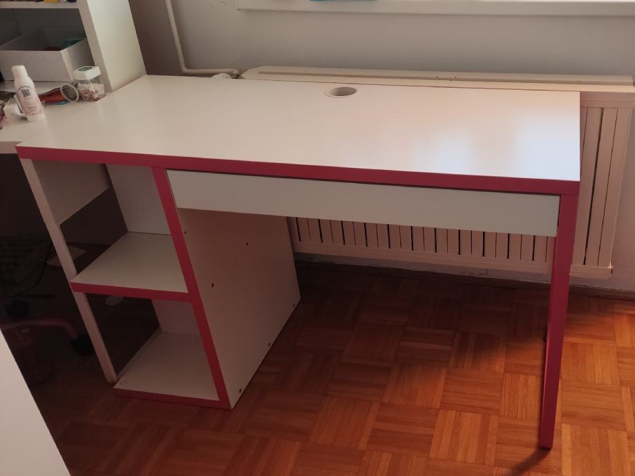 dekliška pisalna miza Ikea micke