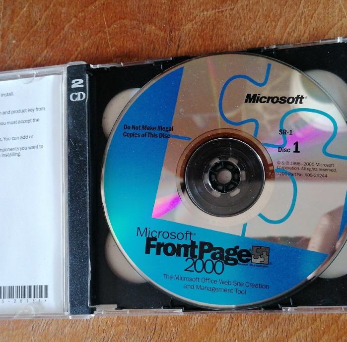 microsoft. frontpage 2000