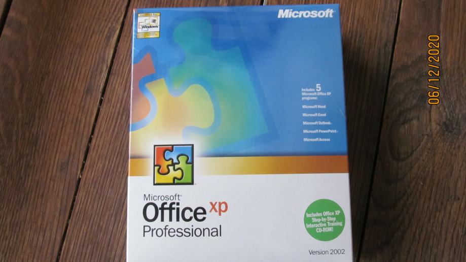 MICROSOFT OFFICE XP PROFESSIONAL
