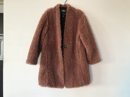 Zara teddy plašč, S