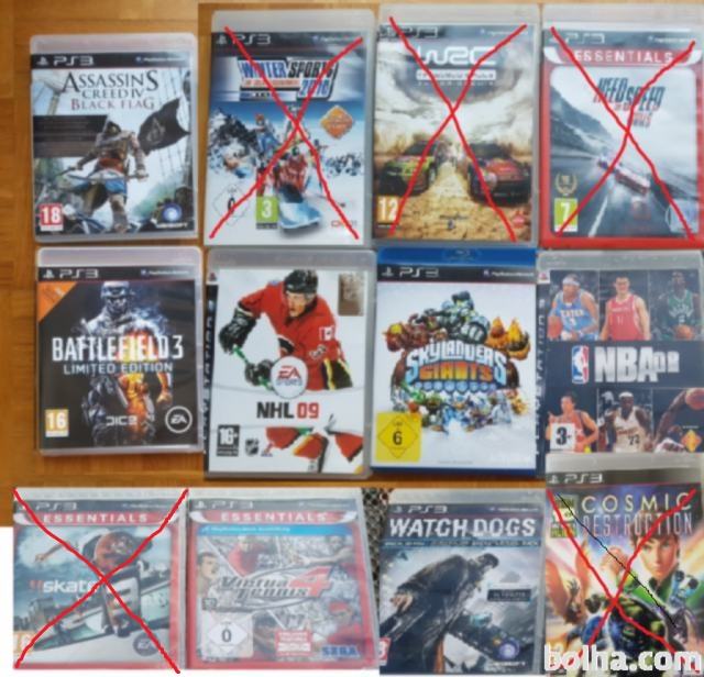 Igre za PS3 prodam