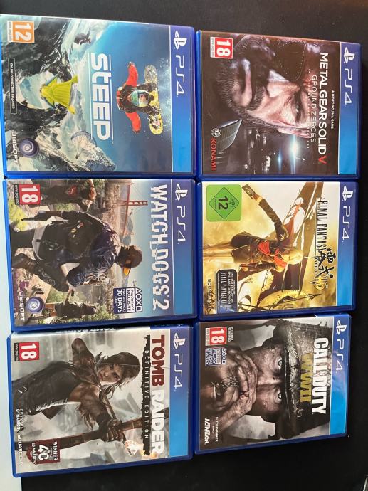 Prodam PS4 ter slikanr igrice