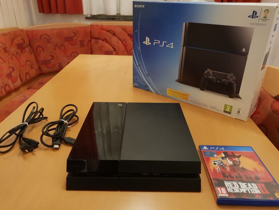 PS4 Playstation 4 500GB z Red Dead Redemption 2