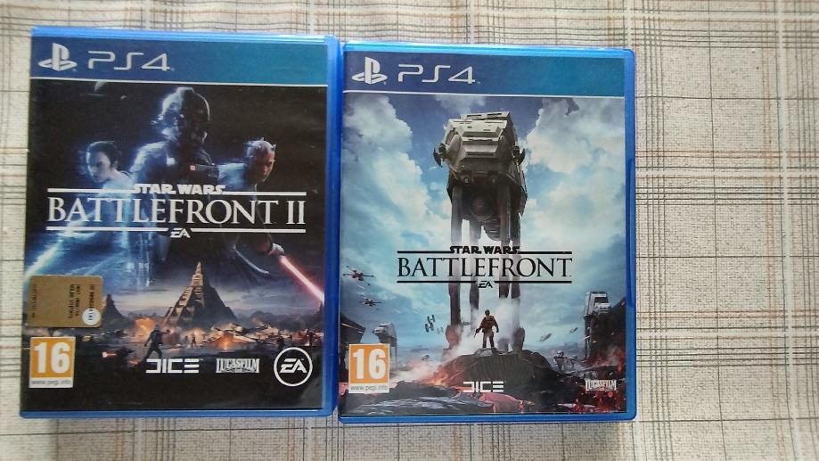 Star wars battlefront & battlefront 2 ps4