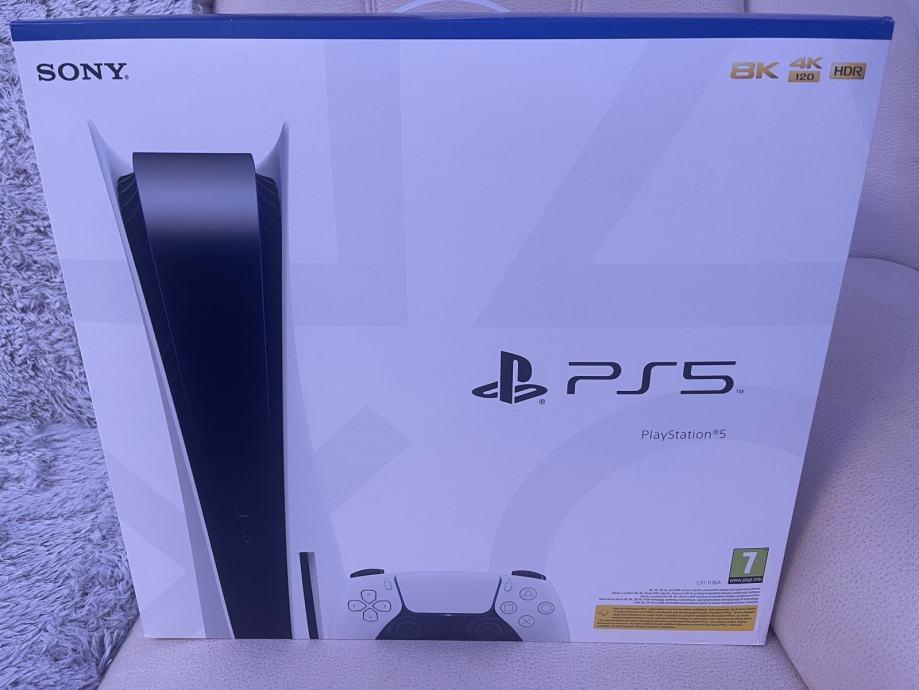 PlayStation 5 PS5 BluRay / Disc / Disk / CD verzija, neodprta embalaža