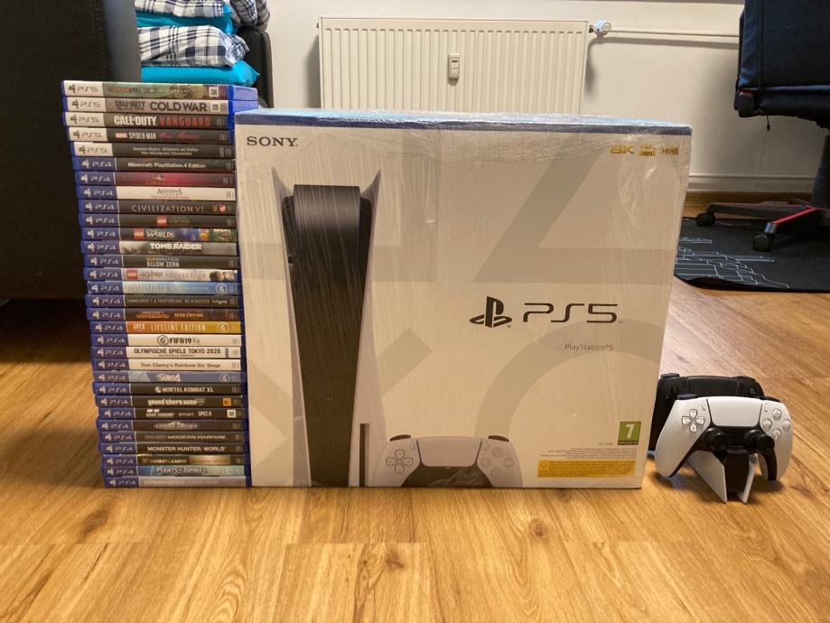 PS5 + 2xJoystick + 31 IGER